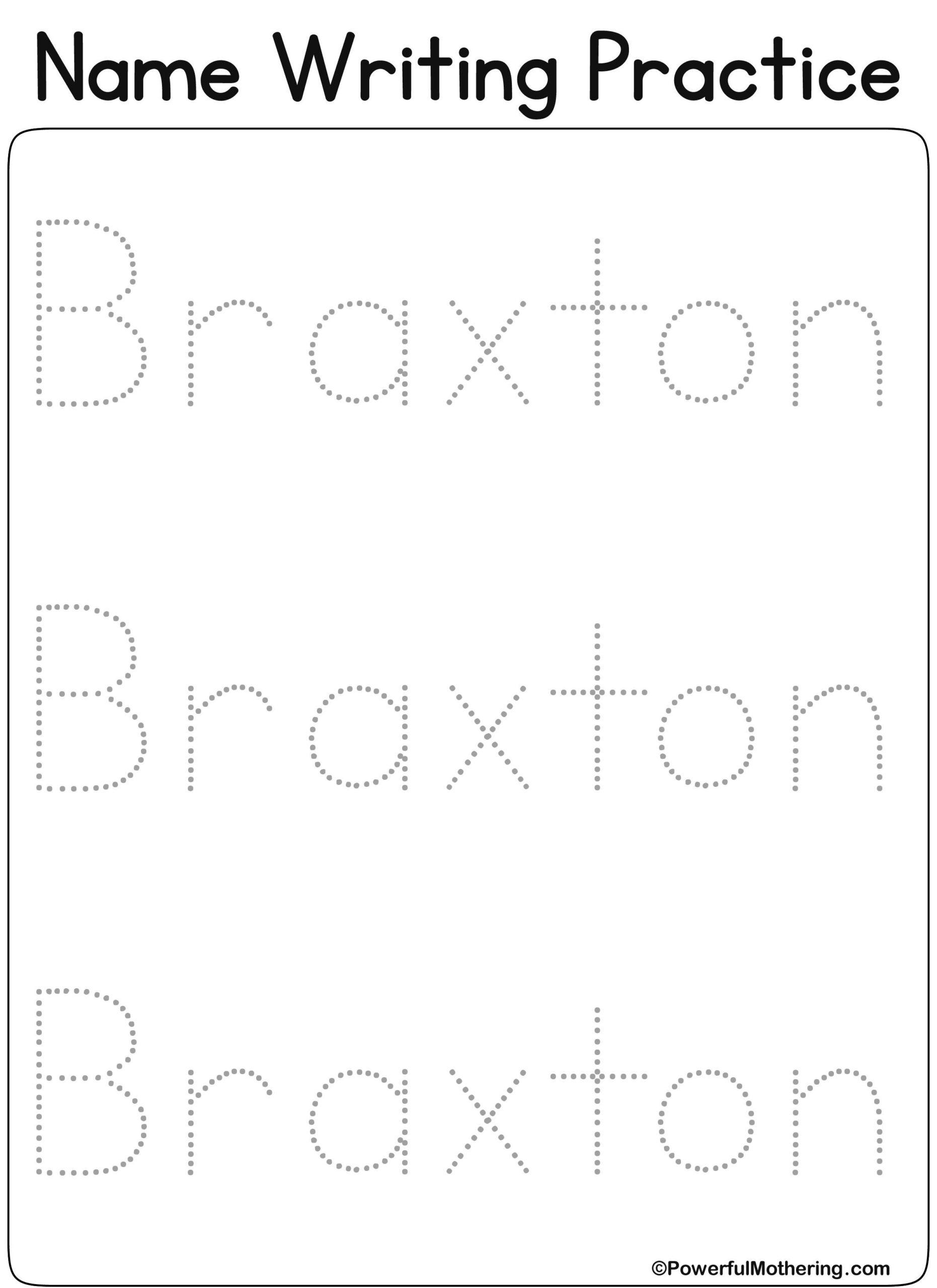 Free Name Tracing Worksheets Name Tracing Worksheets