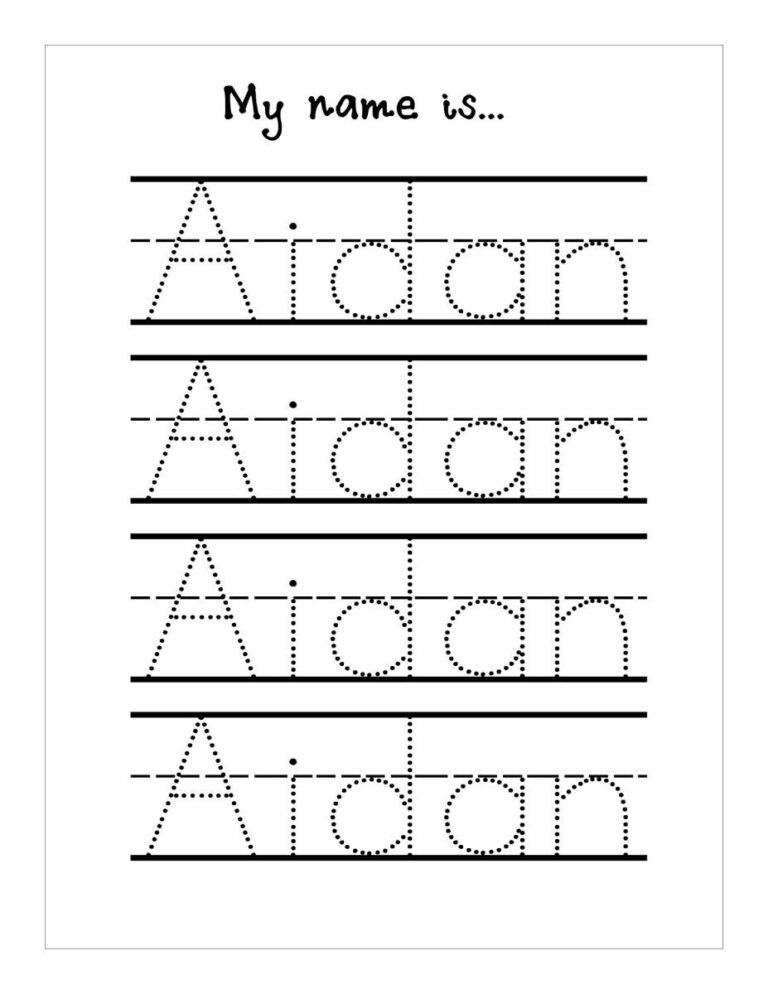 Trace Your Name Worksheets Kindergarten Names Tracing Worksheets | Name ...