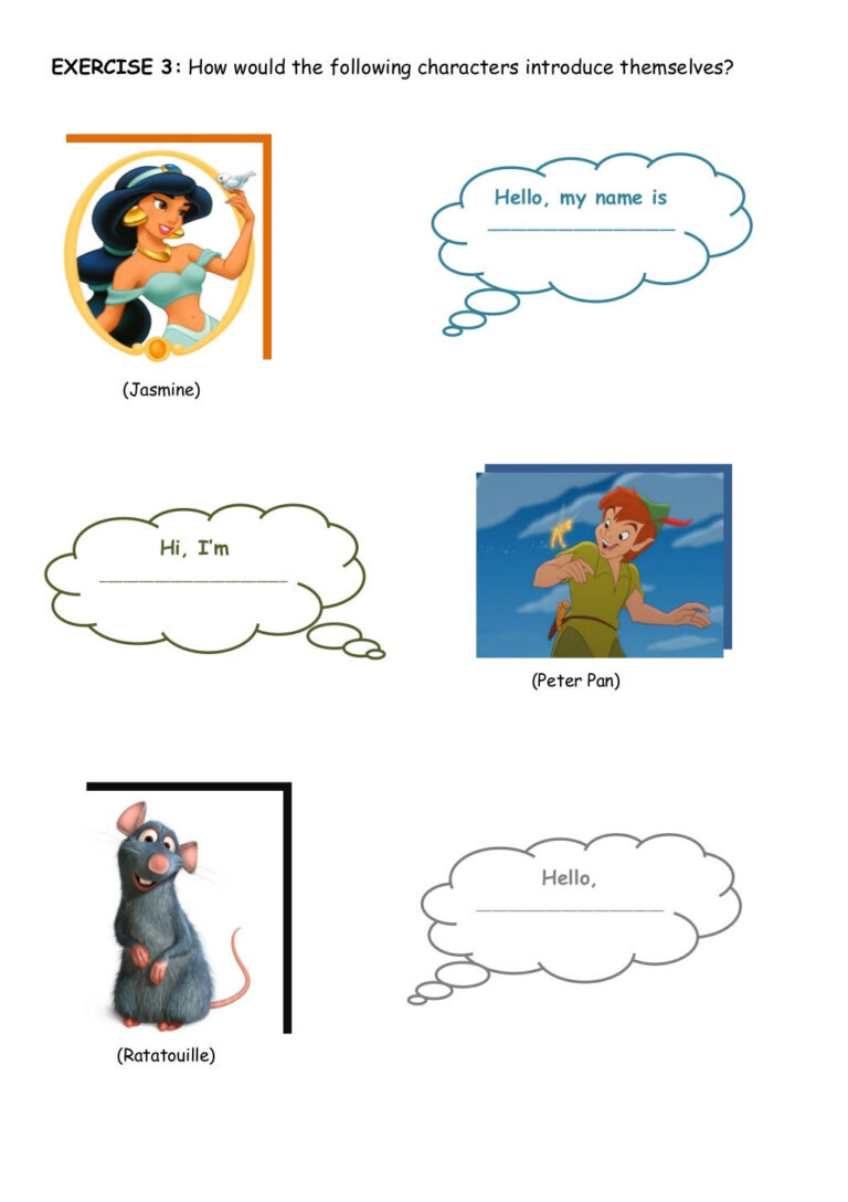 Whats Your Name Worksheet | Name Tracing Worksheets